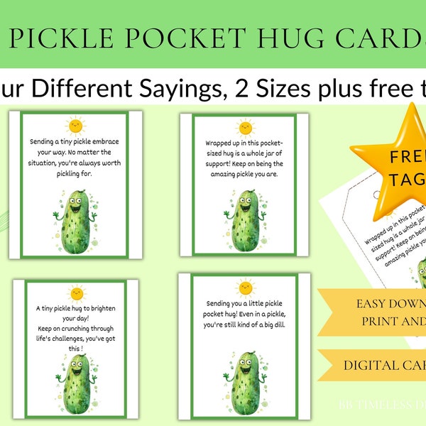 Pickle Card - Etsy