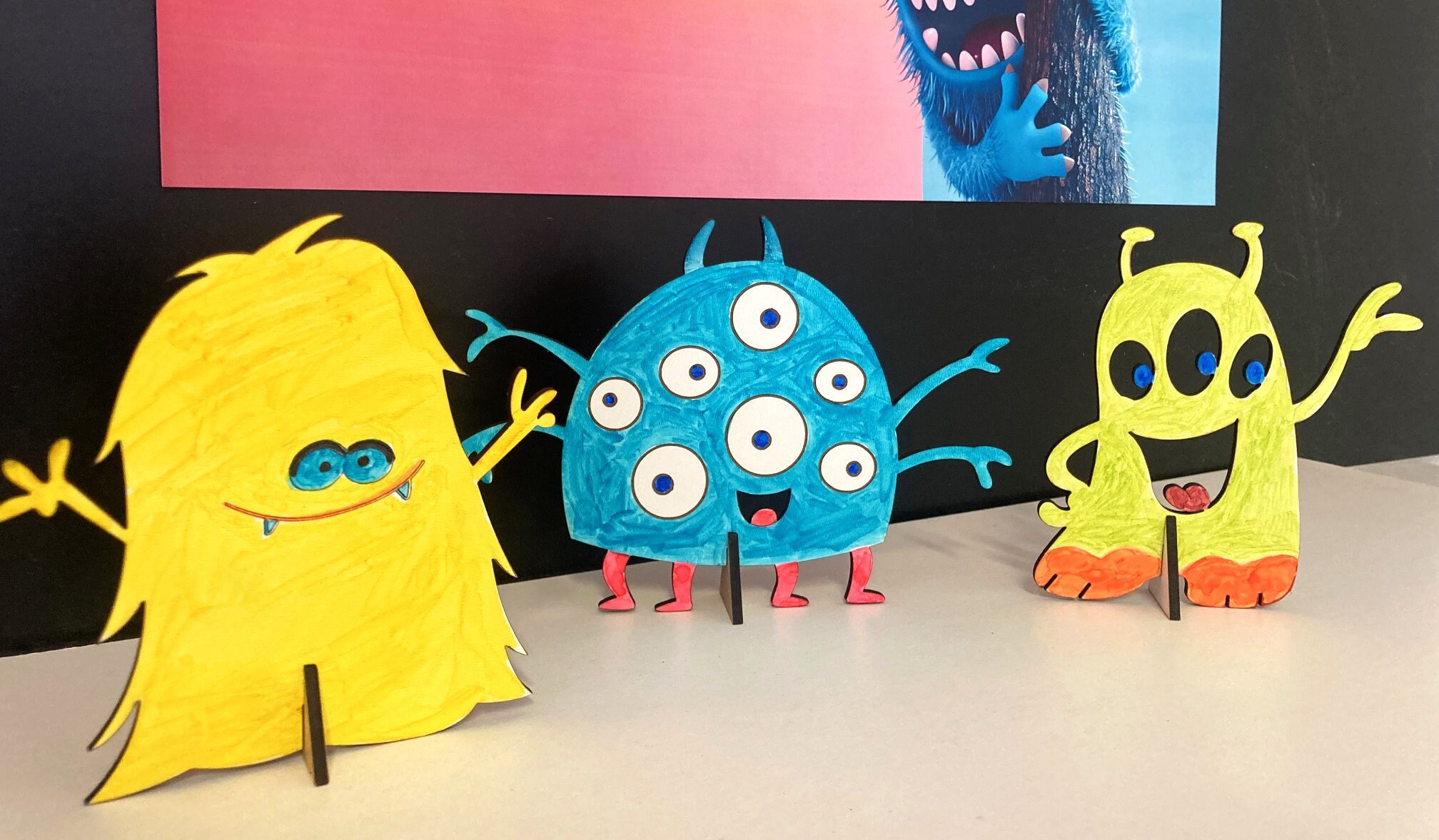 Monsters - Creative Wooden Set With A Story - Etsy