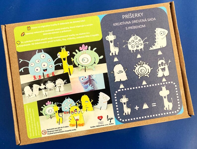 Monsters - Creative Wooden Set With A Story - Etsy