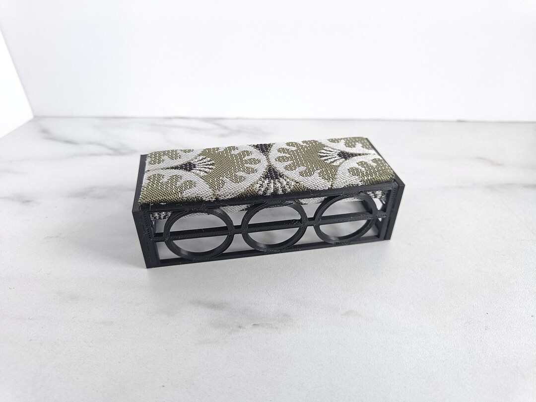 Modern Dollhouse Bench Miniature Bench - Furniture Black Silver Green ...