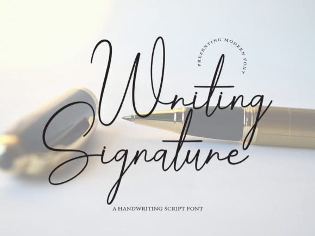 Writing Signature Font, Vintage Font, Retro Font, Display Font ...