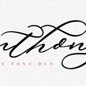 Anthony Font, Modern Font, Handwritten Font, Personal Display Font ...