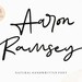 Aaron Ramsey Font, Luxury Font, Cricut Font, Casual Font, Modern Font ...
