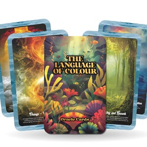 The Language of Colour Oracle - 22 Oracle Cards - Align With ...