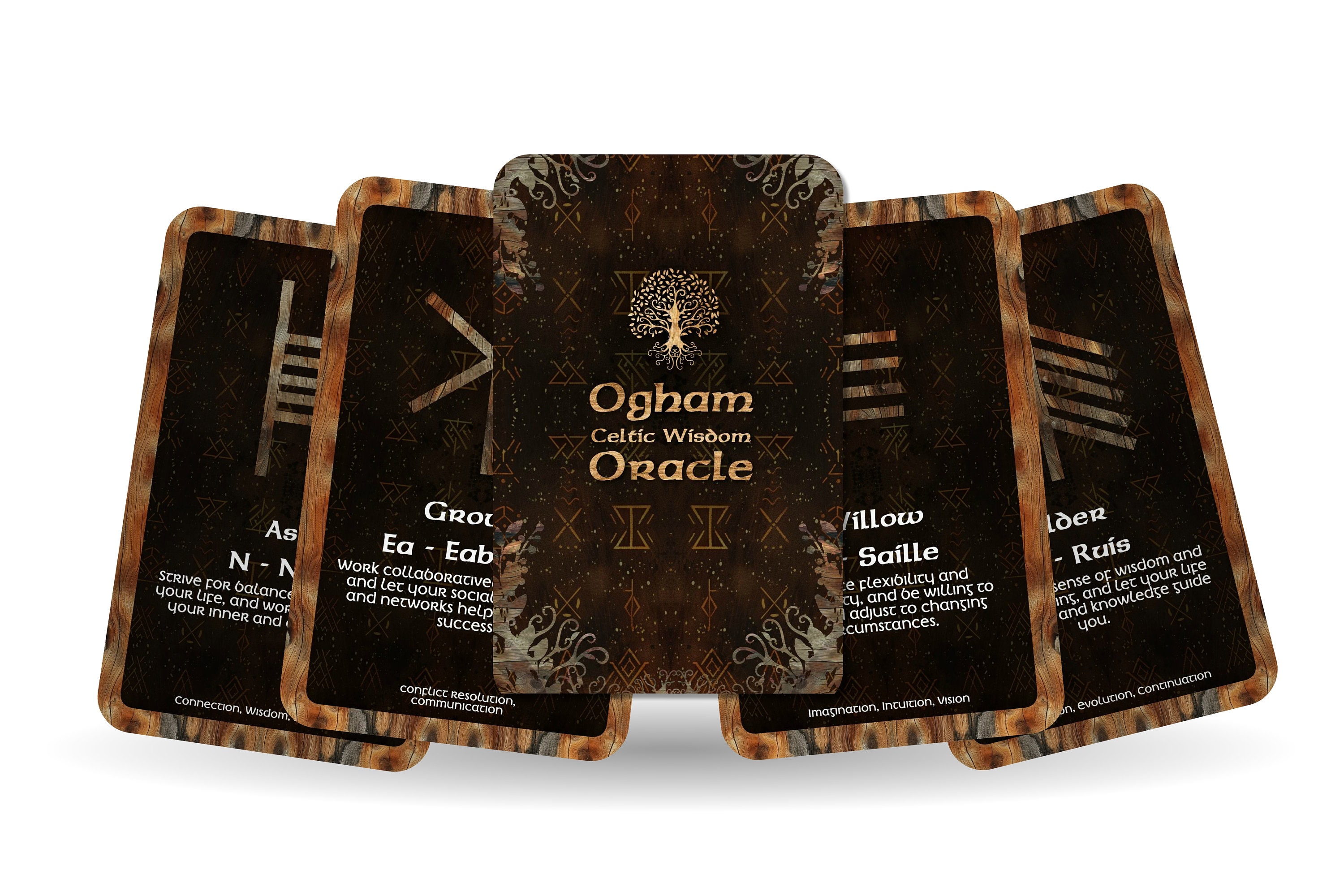 Celtic Wisdom Ogham Ancient Alphabet UK Edition Divination Tool Oracle ...