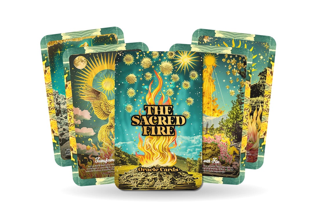 The Sacred Fire Oracle 22 Oracle Cards Ignite Passion, Purpose, and ...
