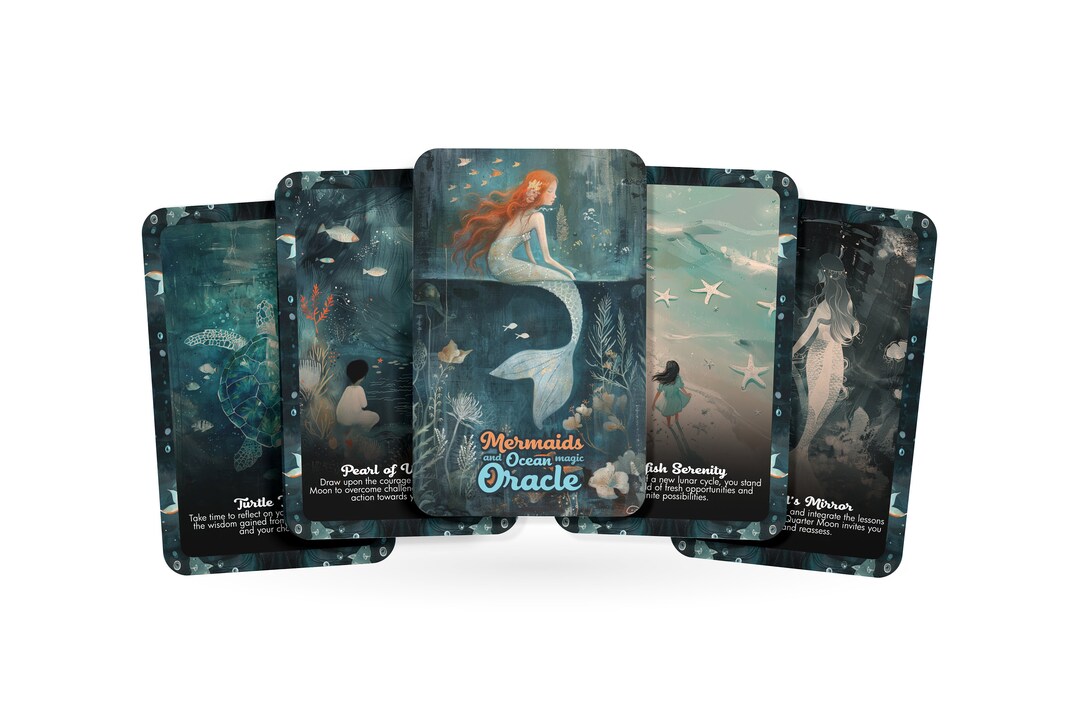 Mermaids and Ocean Magic Oracle – Serenity From the Sea - UK Edition ...