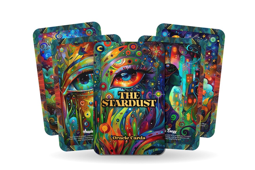 The Stardust Oracle - 22 Oracle Cards - Connect With Cosmic Energy and ...