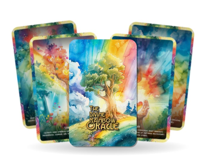 The Divine Rainbow Oracle - 22 Oracle Cards - UK Edition - Divination ...