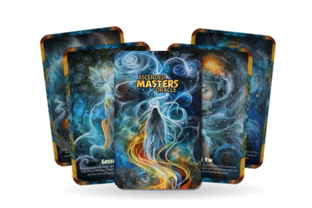 Ascended Masters Oracle - 22 Oracle Cards - Wisdom From Enlightened ...