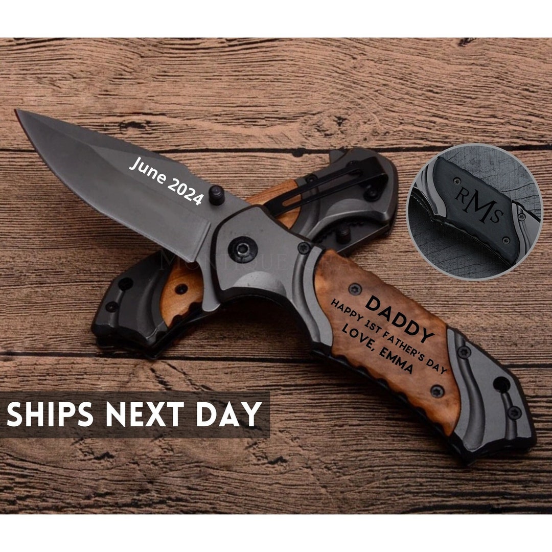 Fathers Day Gifts for Dad Pocket Knife Dads Fathers Day Gift Daddy Gift ...