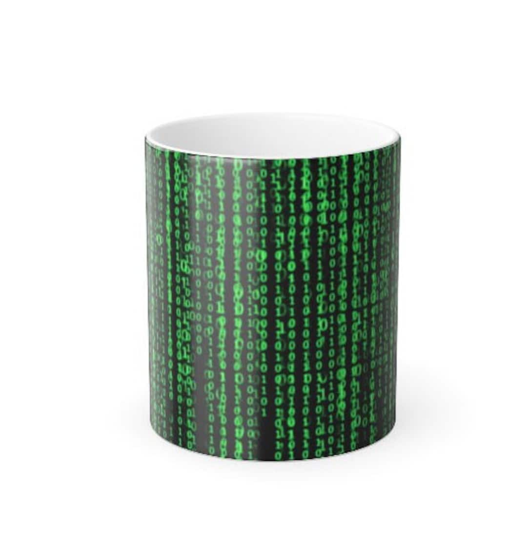 Unique Matrix-inspired Heat Changing Mug - Perfect Gift for Sci-fi Fans ...