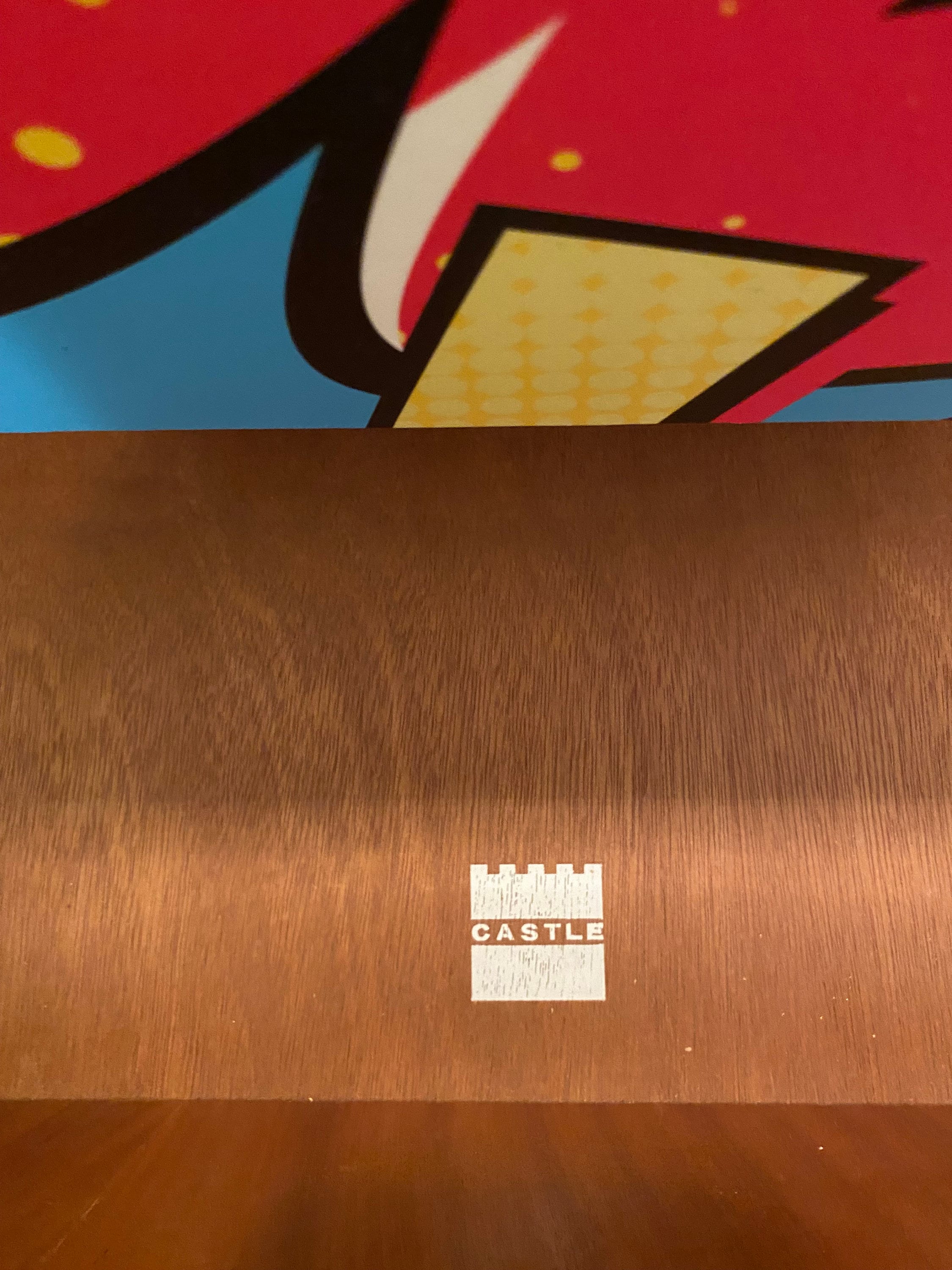 Upcycled Midcentury Castle Sideboard With Pop Art Design - Etsy