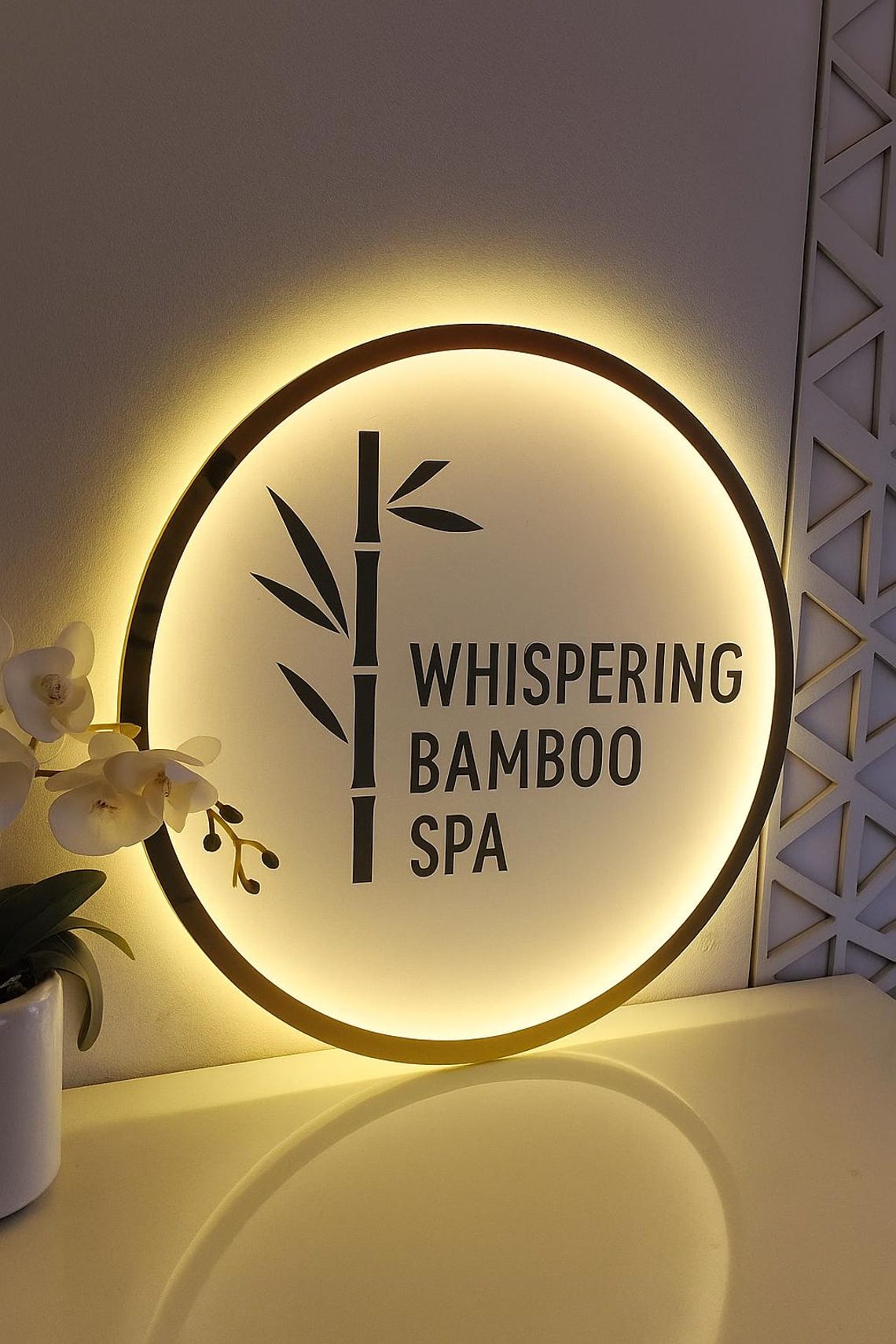Custom LED Backlit Business Logo Sign - Acrylic Wall Decor - Etsy