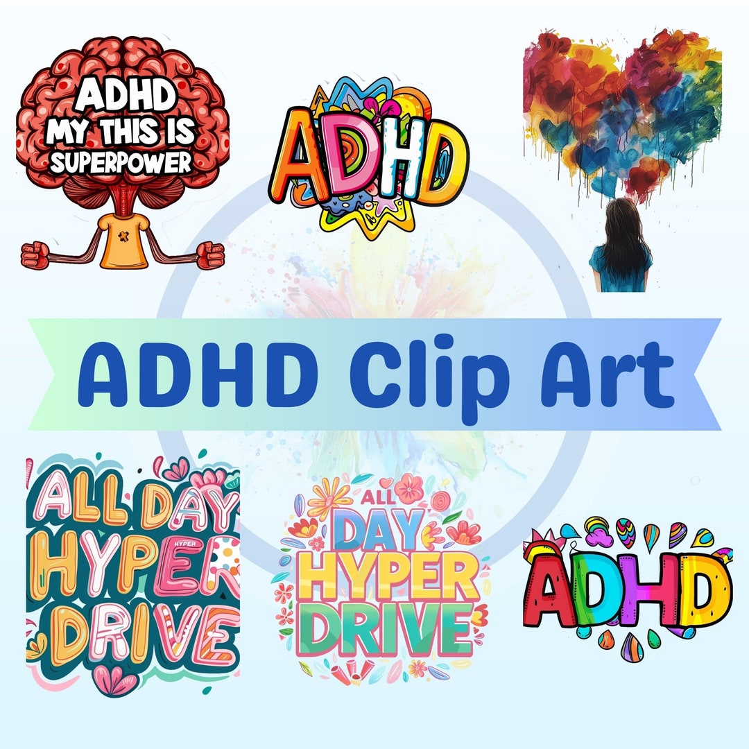 25 ADHD Awareness Png, ADHD Sublimation, Mental Health Png, ADHD Shirt ...
