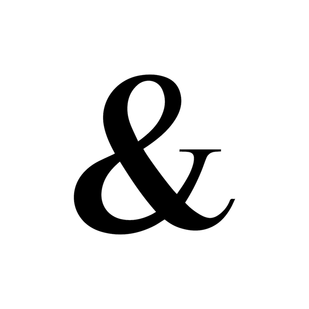 Ampersand SVG Ampersand Clip Art Letters SVG Cricut SVG Files - Etsy