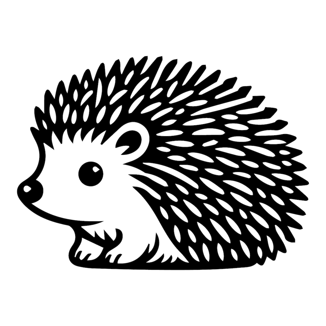 Igel-Svg, Igel-Silhouette, Igel-Svg-Schnittdatei für Cricut, Tiere ...