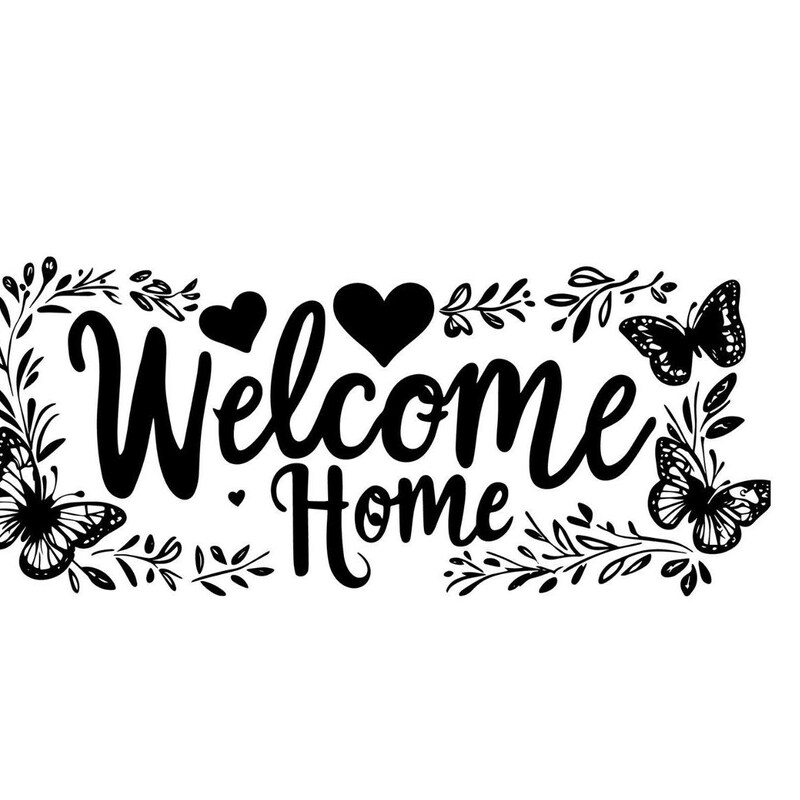 Welcome Home Svg - Etsy