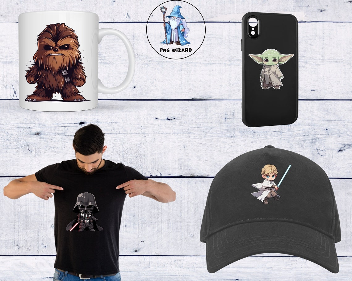 Star Wars Clipart Bundle, Star Wars Stickers, Star Wars Party ...