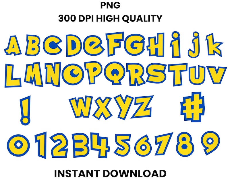 Pokemon Alphabet PNG, Pokemon Letters Png, Pokemon Birthday Banner Png ...