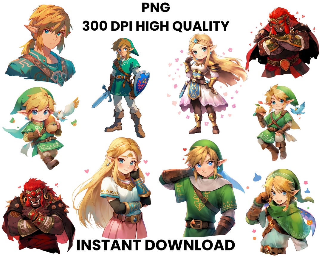 Legend of Zelda Character PNG Collection, Breath of the Wild Characters ...