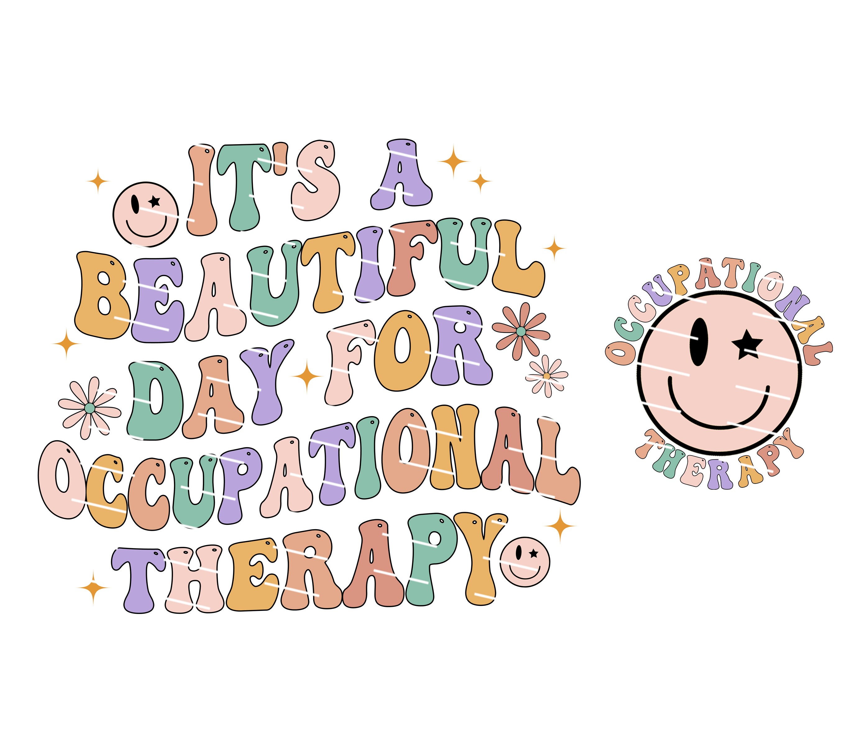 Retro Occupational Therapy PNG, Cute OT Shirt Design, Special Education ...