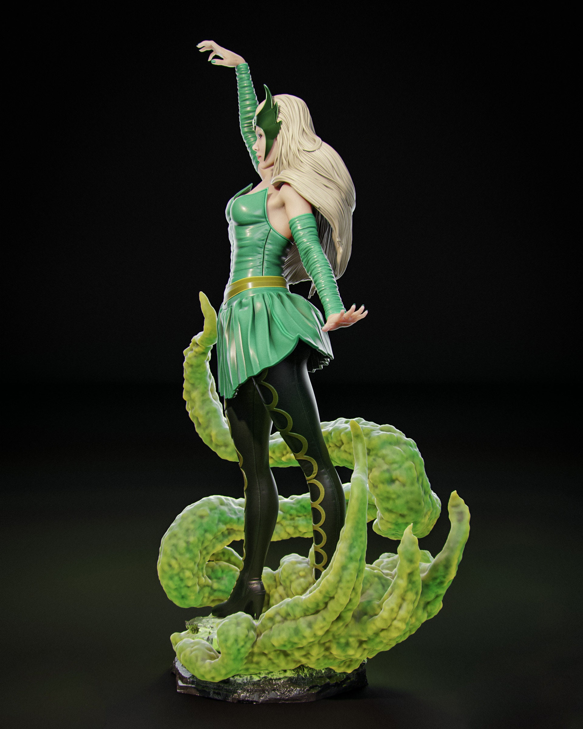 Sorceress Girl 3D STL File, 3D Digital Printing, Movie Characters ...