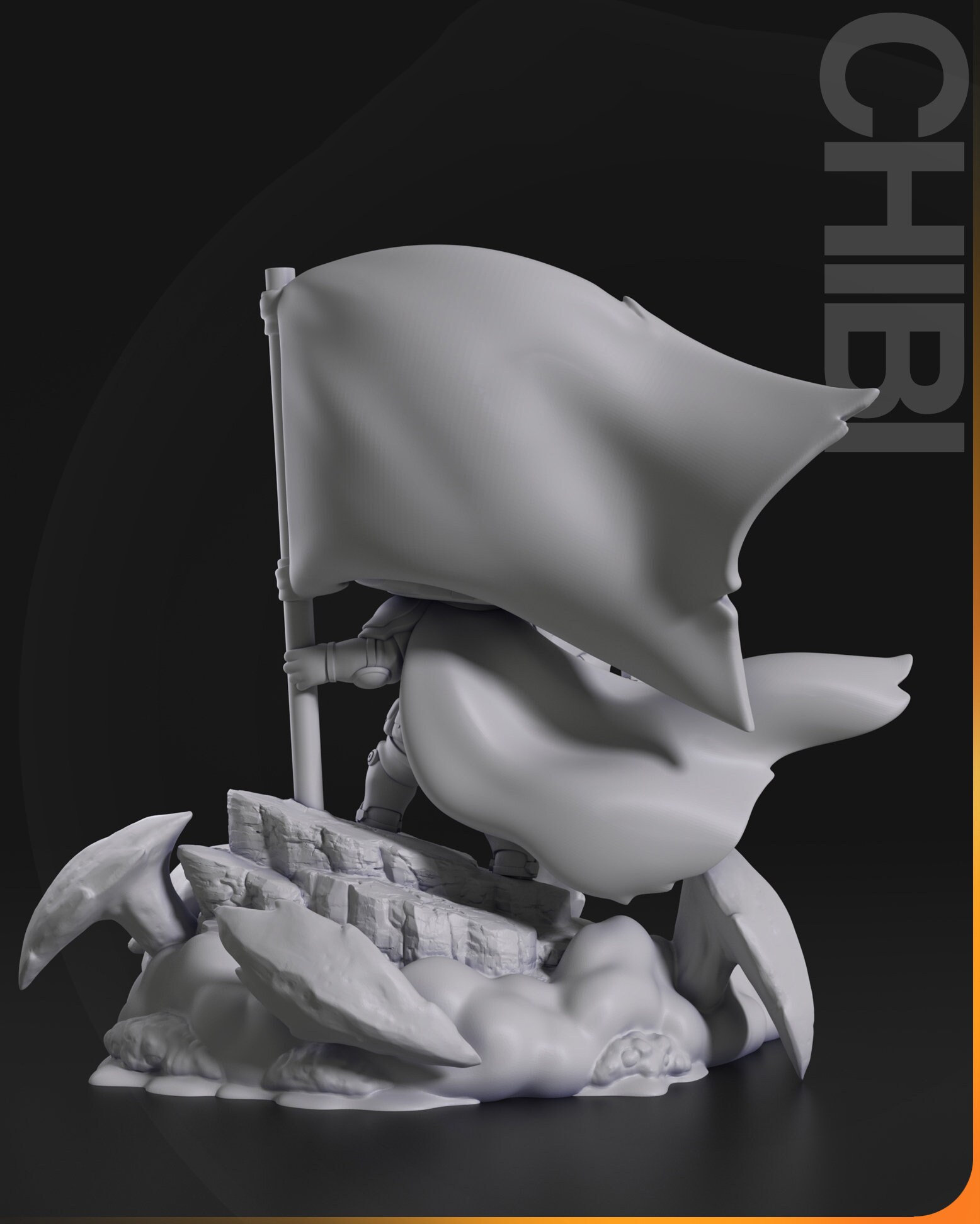 Chibi Shooter 3D STL File, 3D Digital Printing, Movie Characters ...