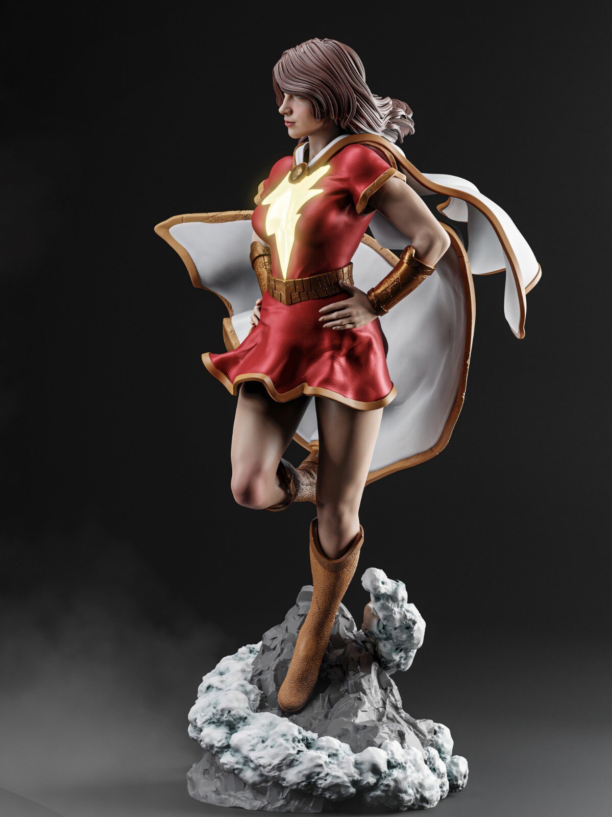 Shazam Girl 3D STL File, 3D Digital Printing - Etsy
