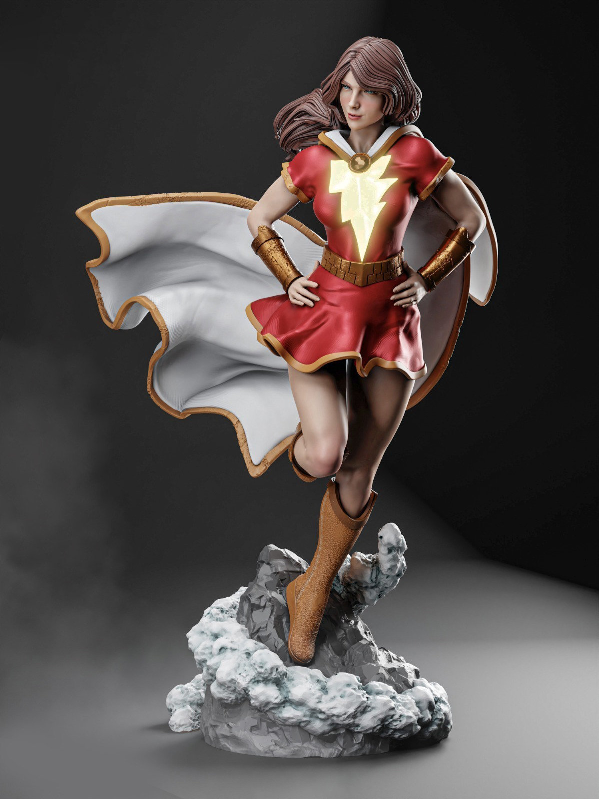 Shazam Girl 3D STL File, 3D Digital Printing - Etsy