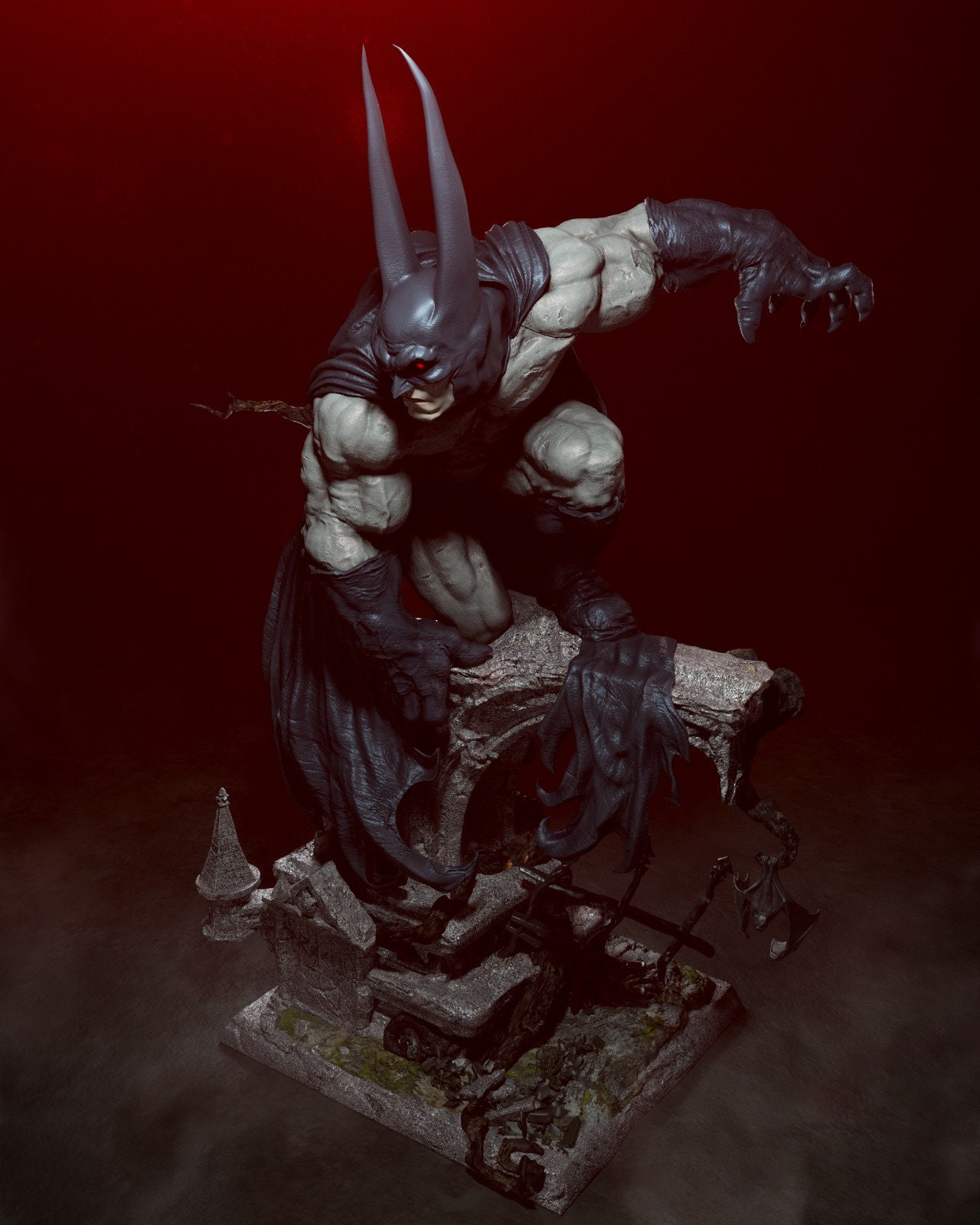 Vampire Bat 3D STL File, 3D Digital Printing, Movie Characters, Figures ...