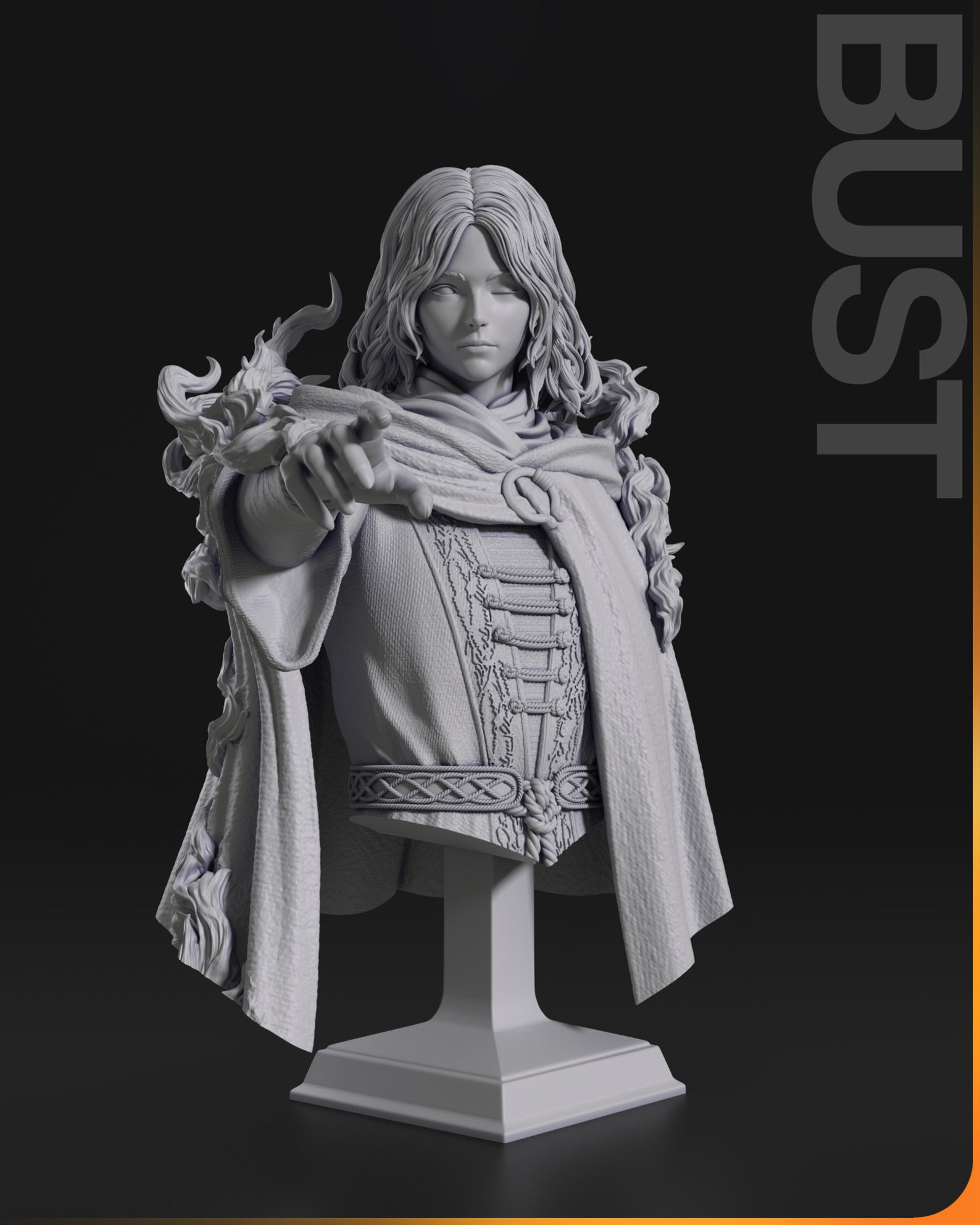 Spectral Girl 3D STL File, 3D Digital Printing, Movie Characters ...