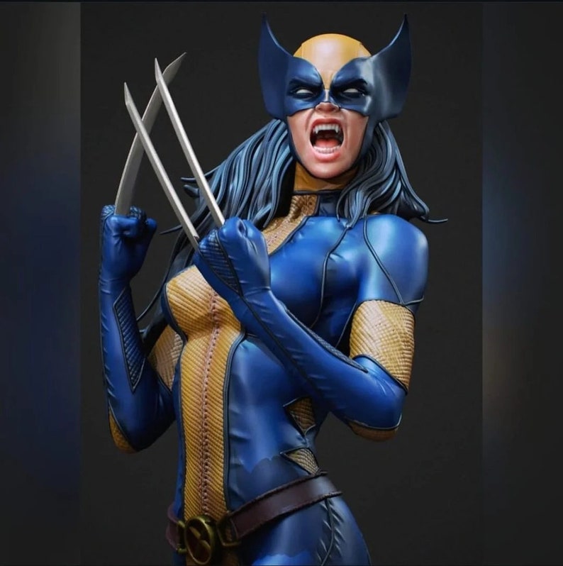 Girl With Claws 3D STL File, 3D Digital Printing, Movie Characters ...