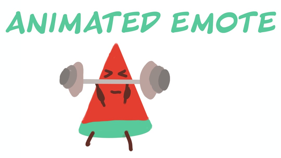 Animated Emote, Workout, Exercise, Health, Gif - Etsy