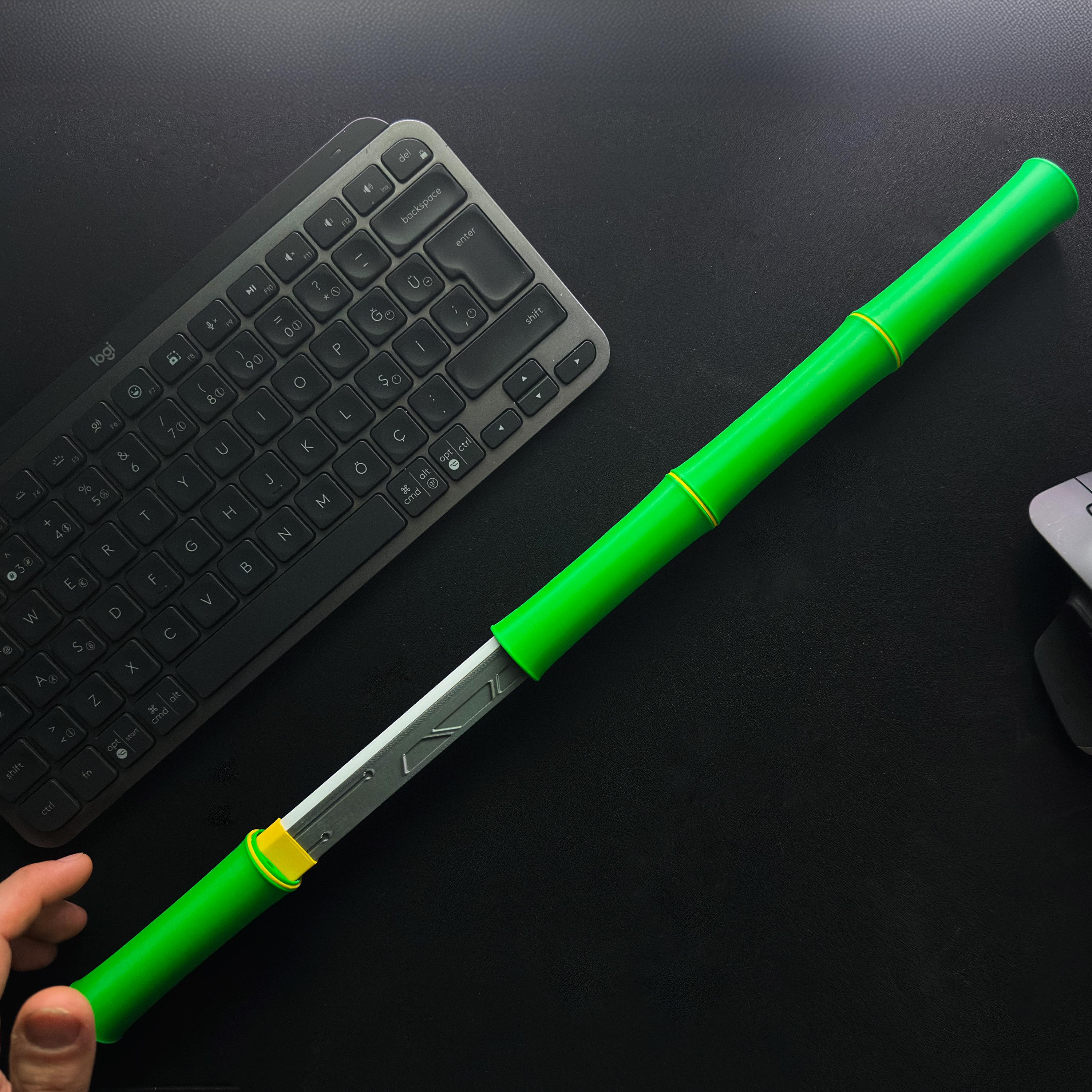 Bamboo Tanto Samurai Katana Knife3d Printed Prop Toy - Etsy