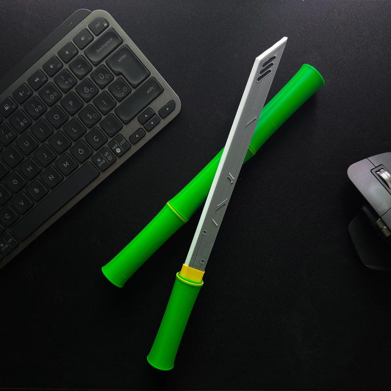 Bamboo Tanto Samurai Katana Knife3d Printed Prop Toy - Etsy