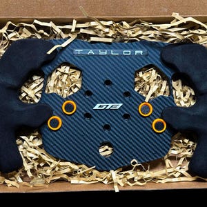 F1 Style Racing Wheel Mod Kit: Suede Grips for Logitech G29/G923/G920 ...