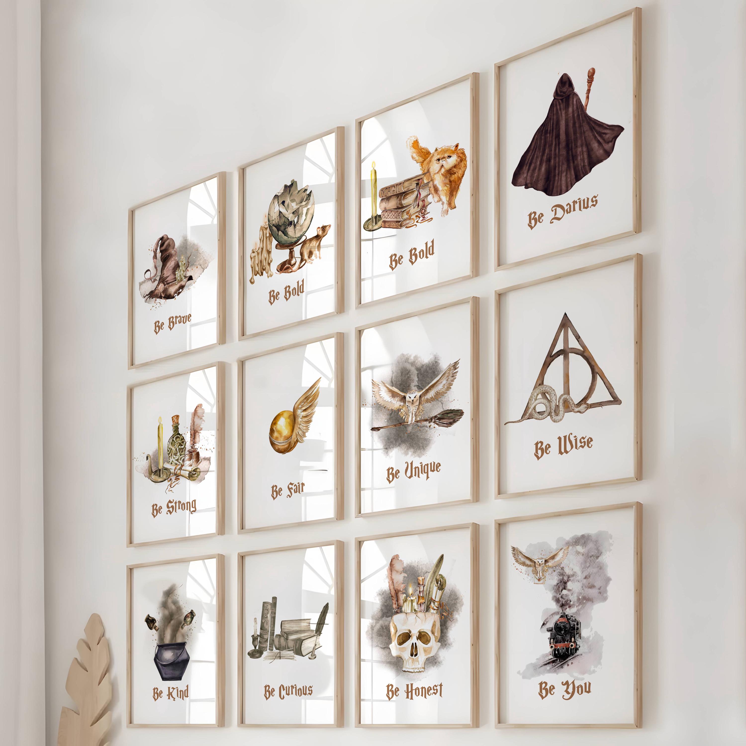 Wizard Poster, Wizard School Decor, Wizarding Nursery Decor, Magical ...