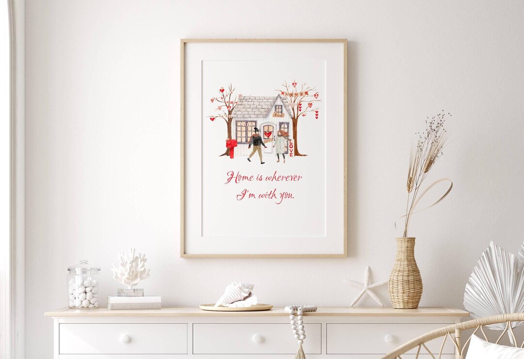 Valentine’s Day Romantic Wall Art | Valentine's Day Decor ...