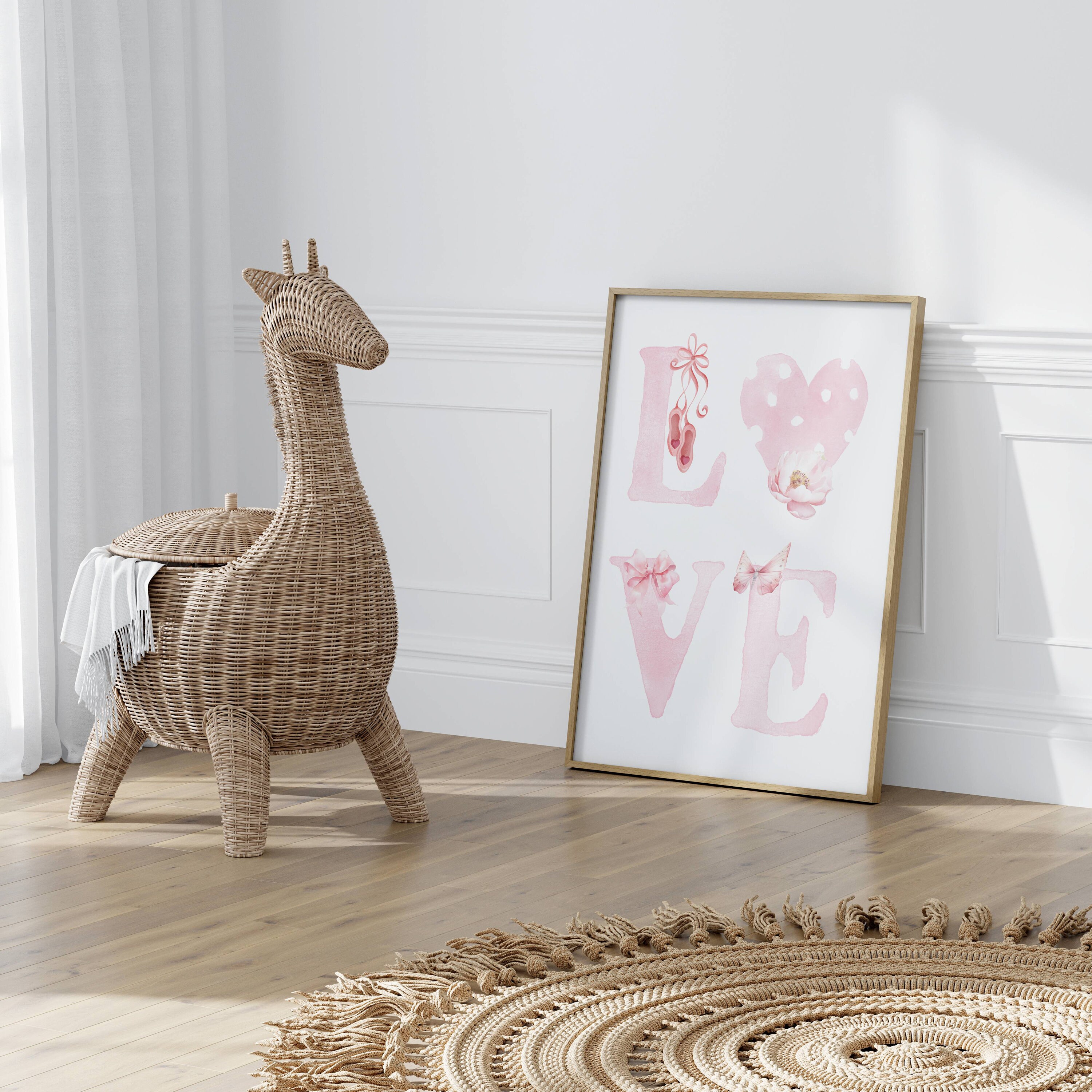 Set of 3 Ballet Nursery Prints, Little Princess Ballerina Girls Print ...