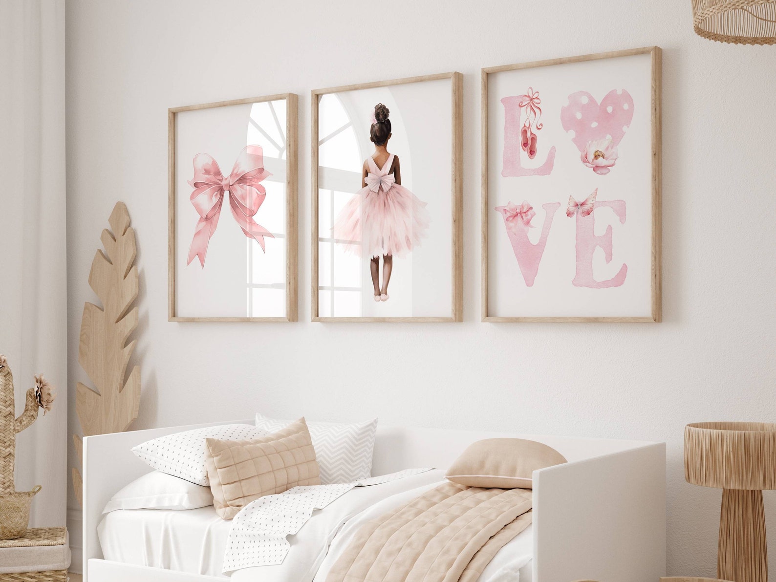 Set of 3 Ballet Nursery Prints, Little Princess Ballerina Girls Print ...