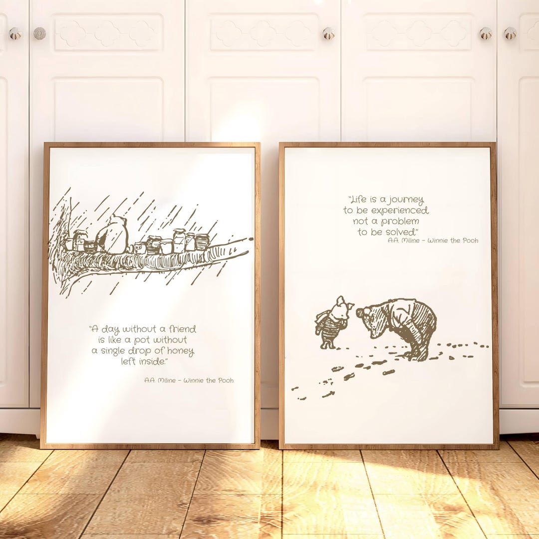 Winnie the Pooh Quote Print, Winnie the Pooh Art, Winnie the Pooh ...