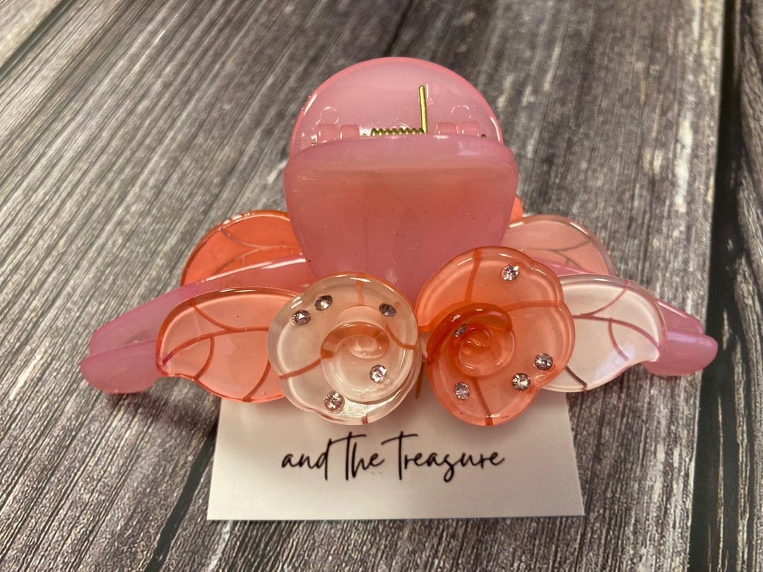 Strong Large Sized Acrylic Hair Claw Clip - Etsy