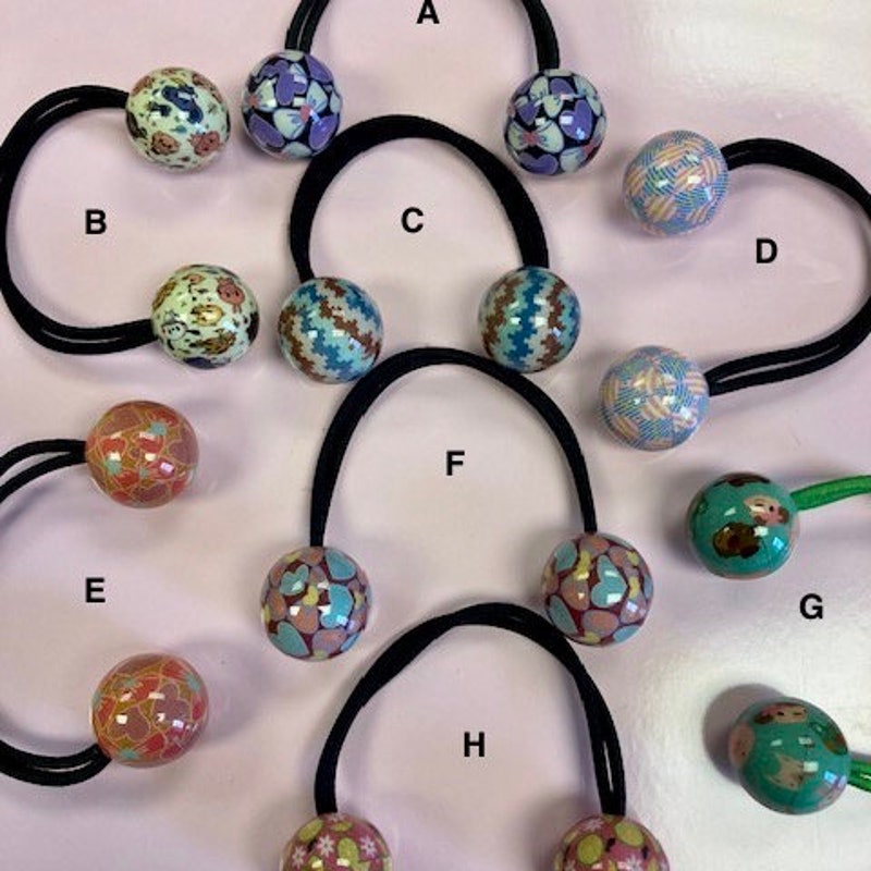 Hair Bobbles - Etsy UK