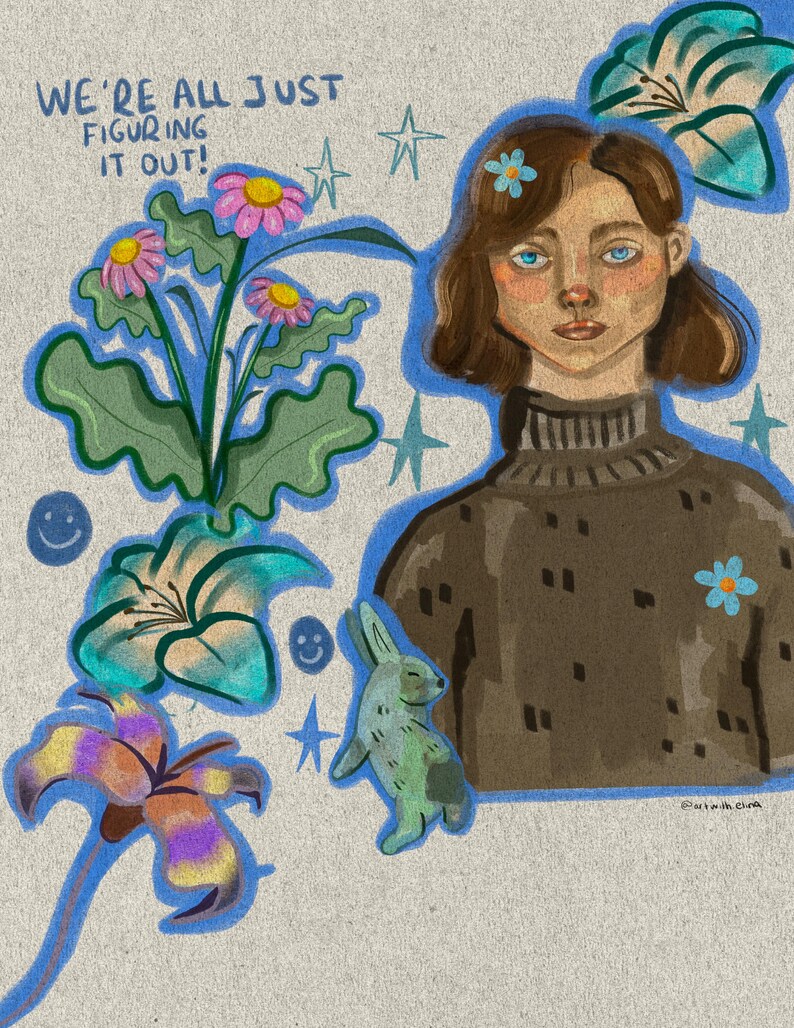 Daily Reminders - Digital Illustrations - Etsy