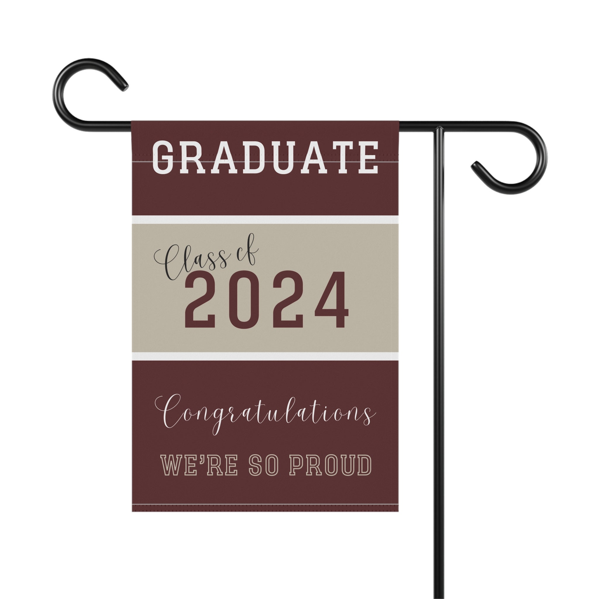 Class of 2024 Graduation Senior Flag Graduate Yard Sign Grad Flag Decor ...