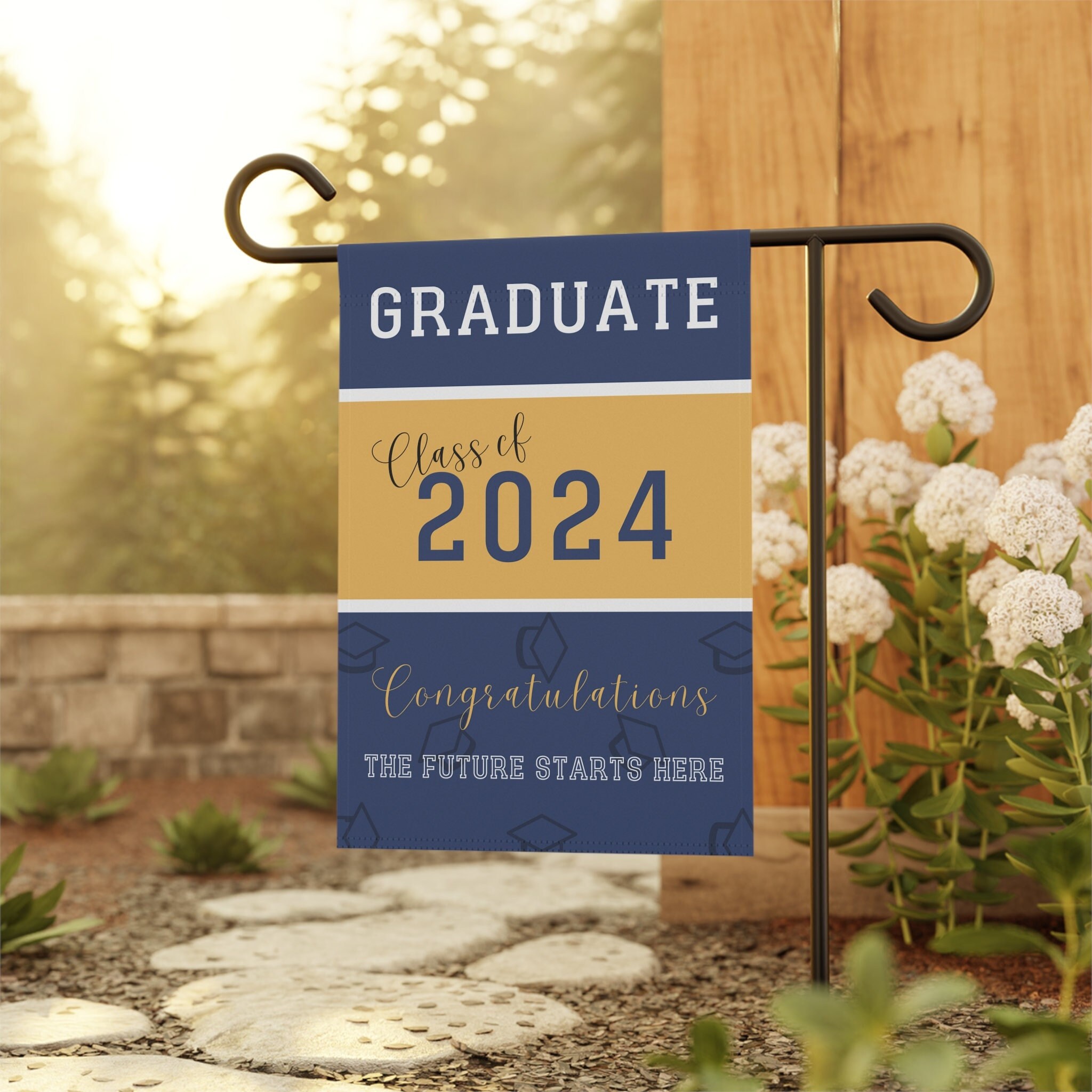 Class of 2024 Graduation Senior Flag Graduate Yard Sign Grad Flag Decor ...