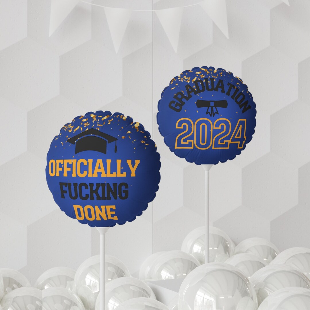 Wild Graduation Party Dual-sided Balloon, Grad Celebration Essentials ...
