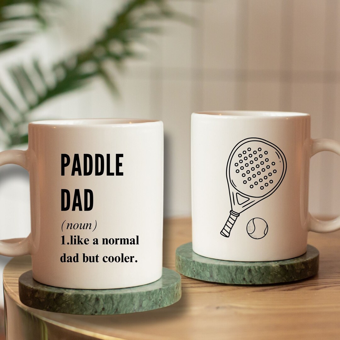Paddle Dad Mug, Padel Ball Fan Gift for Father's Day, Best Dad Gifts ...