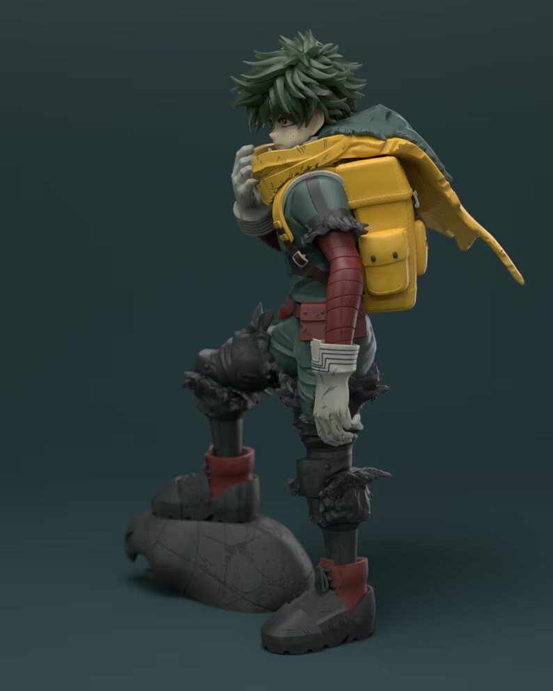 Deku Izuku Midoriya My Hero Academia Boku No Hero Academia STL Model ...
